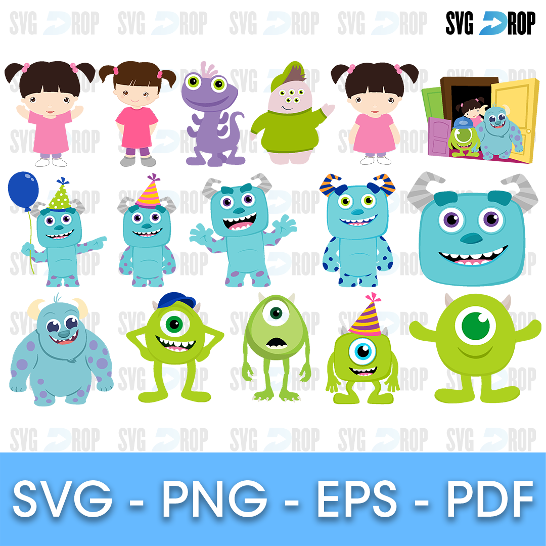 Monster Inc Bundle SVG | SVG DROP