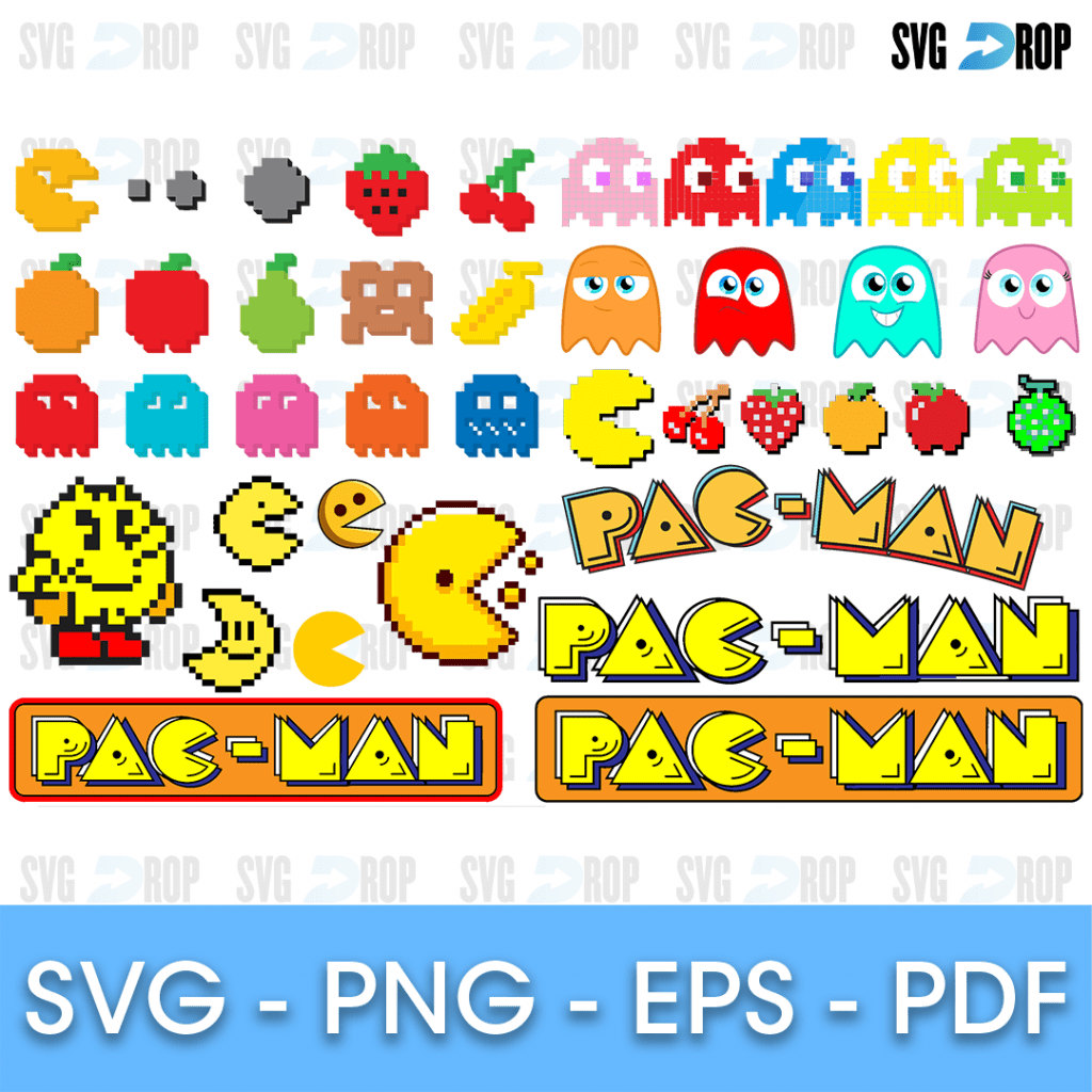 Pacman Bundle SVG | SVG DROP