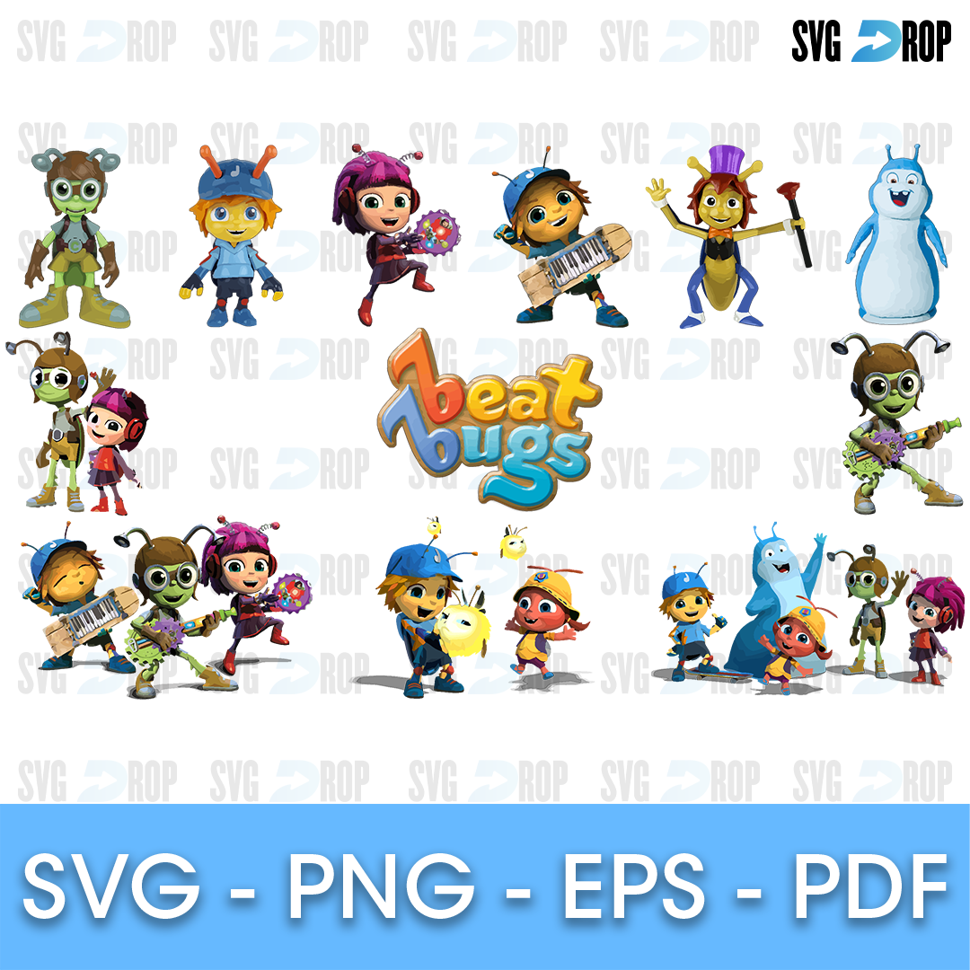 Beat Bugs Bundle SVG | SVG DROP