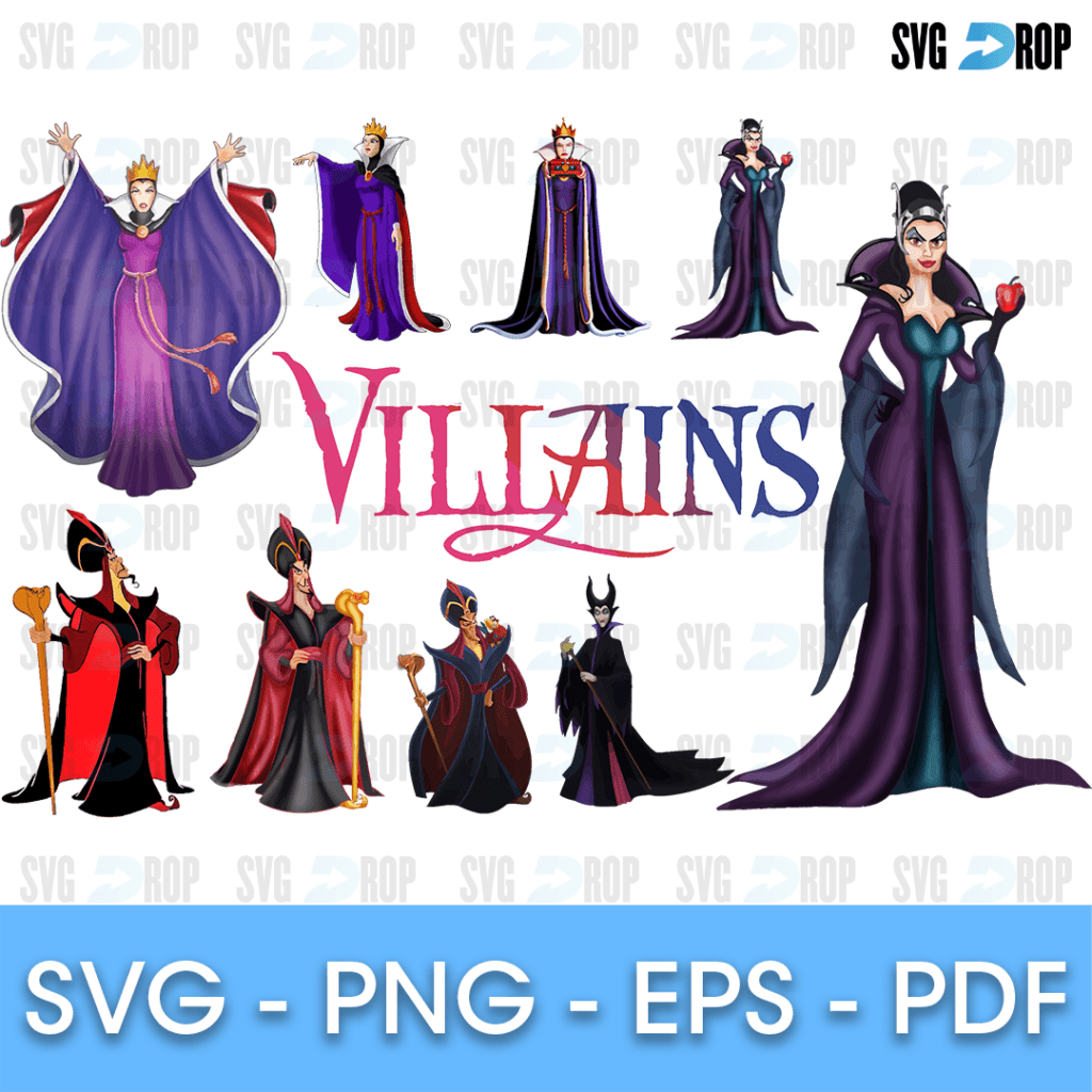 Villains Bundle SVG | SVG DROP