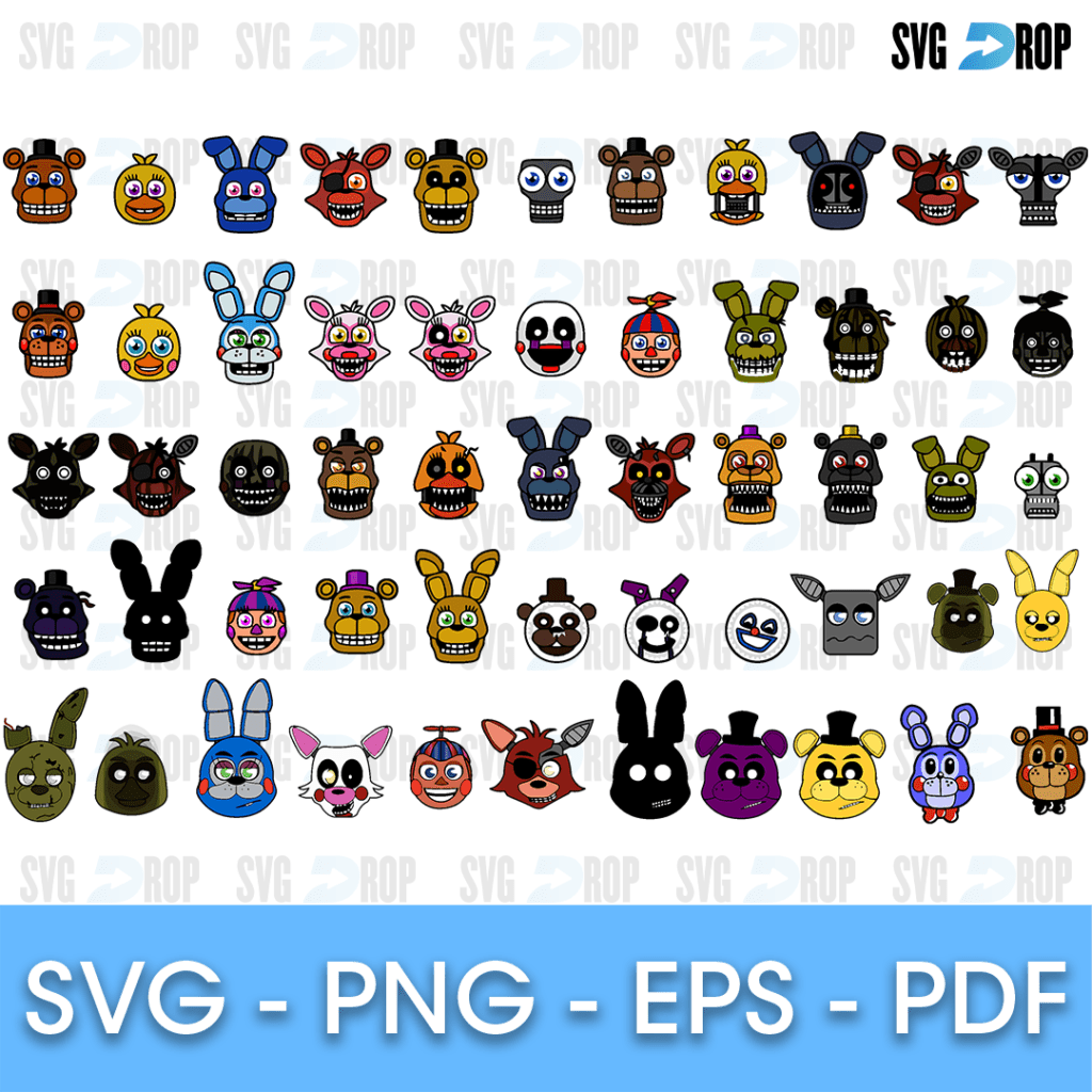 Five Night Freddys Bundle SVG | SVG DROP