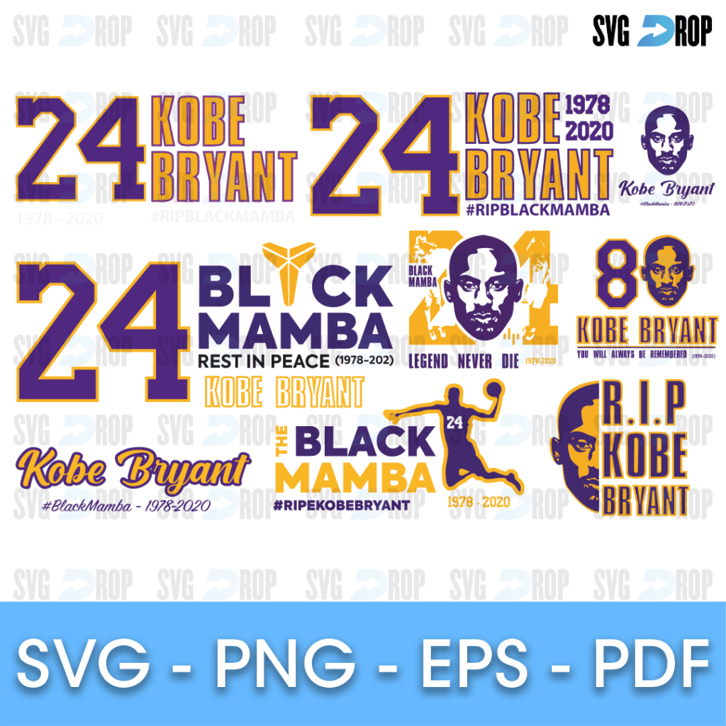 Kobe Bryant Bundle SVG | SVG DROP