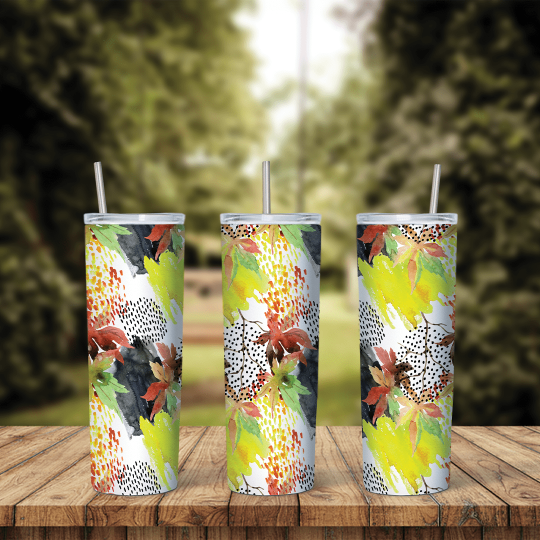 20 Oz Autumn Leaf Tumbler Cup Design | SVG DROP