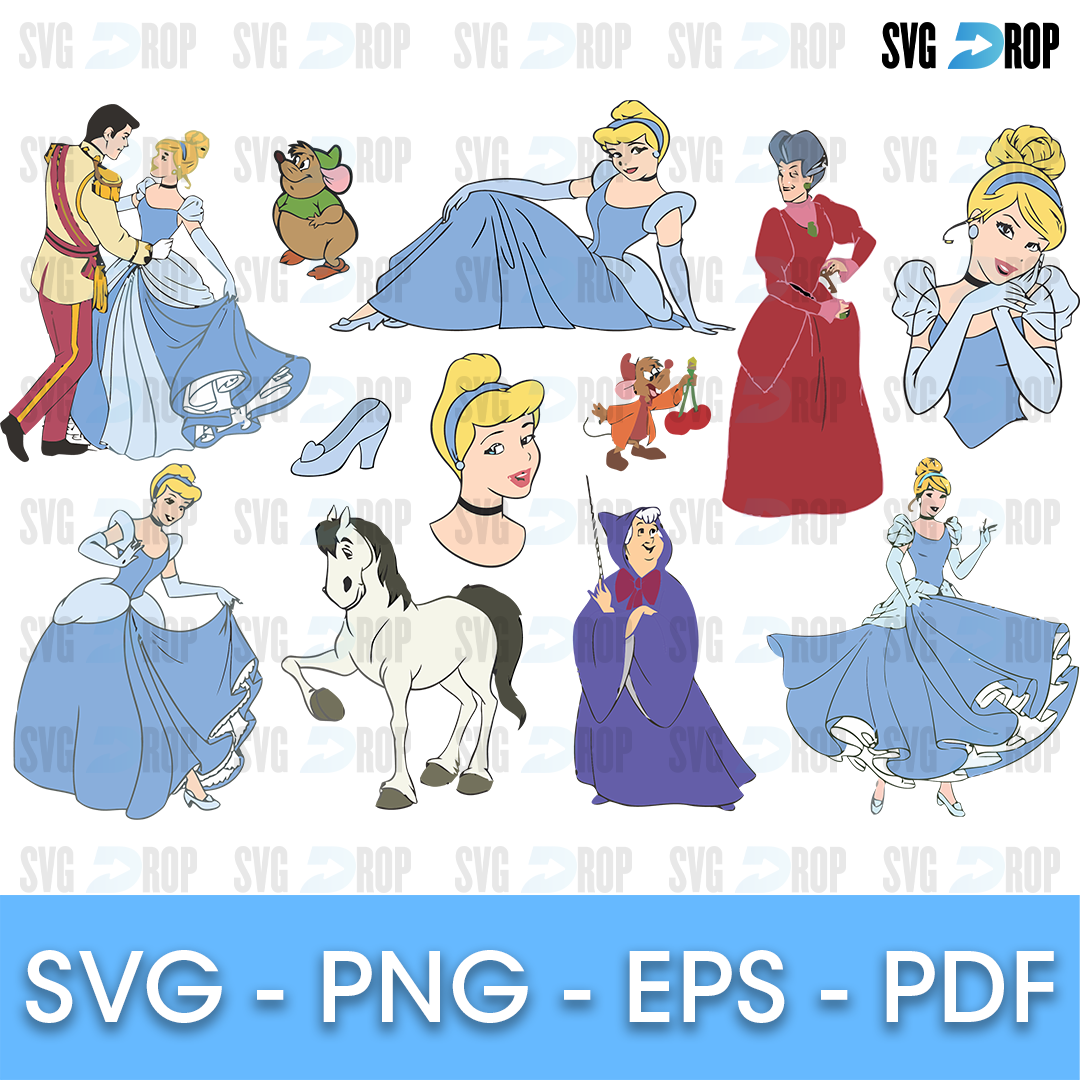 Cinderella Bundle SVG | SVG DROP