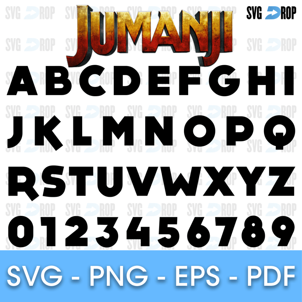 Jumanji Font SVG | SVG DROP