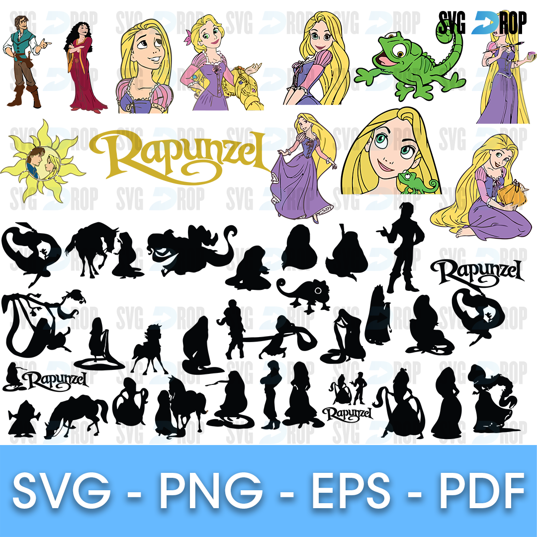 Rapunzel Bundle SVG | SVG DROP