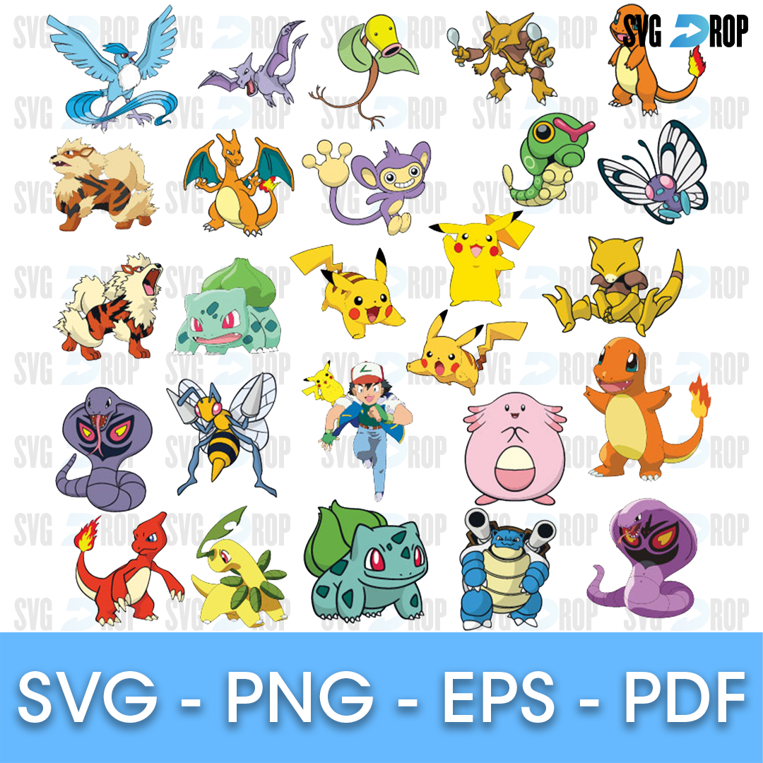 Pokemon Go Bundle SVG | SVG DROP