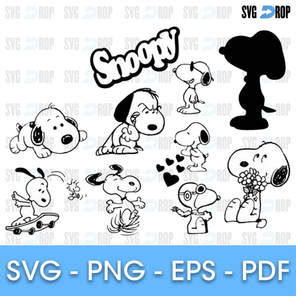 Snoopy Peanuts Bundle SVG | SVG DROP