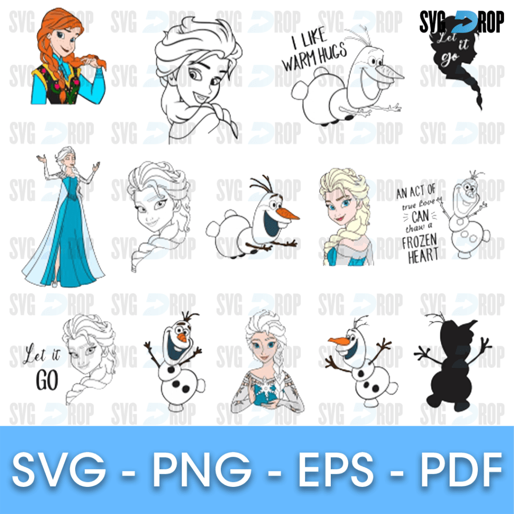 Frozen Bundle SVG | SVG DROP