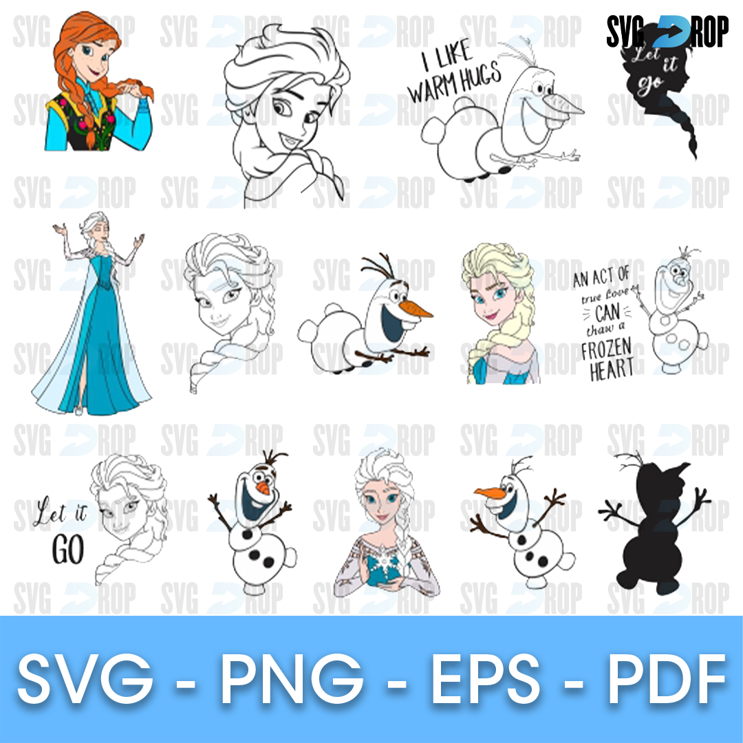 Frozen Bundle SVG | SVG DROP