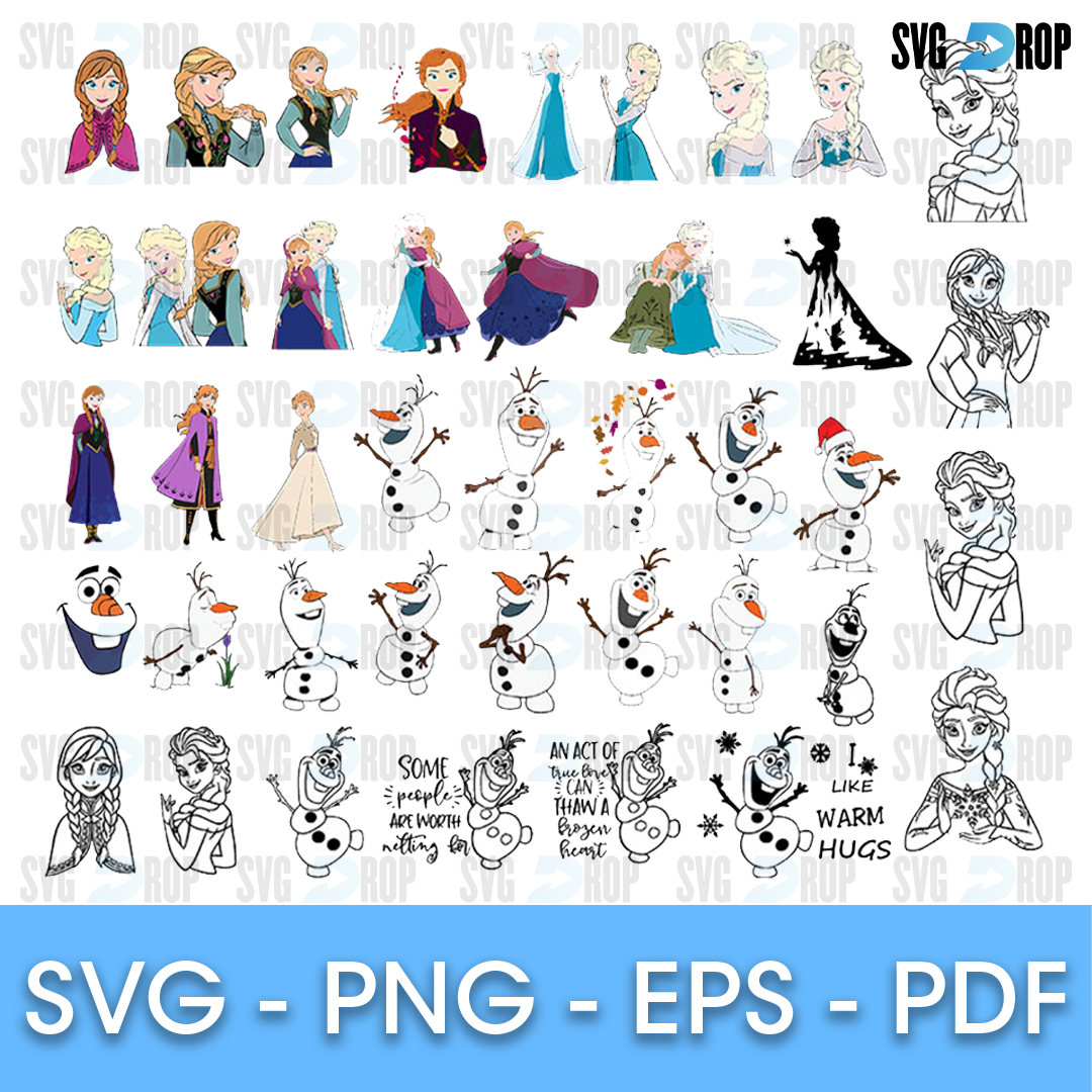 Frozen Bundle SVG | SVG DROP