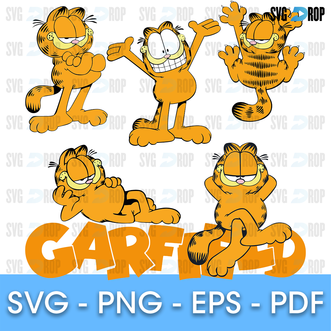 Garfield Bundle SVG | SVG DROP