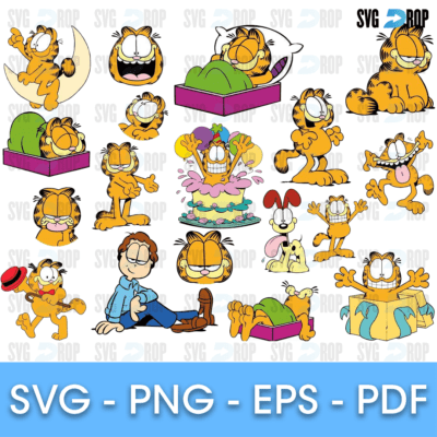 Garfield Bundle SVG | SVG DROP