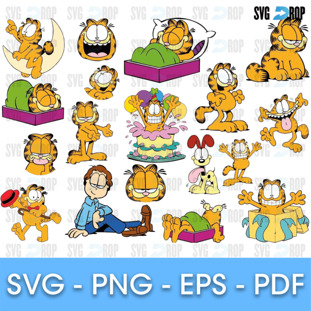 Garfield Bundle SVG | SVG DROP