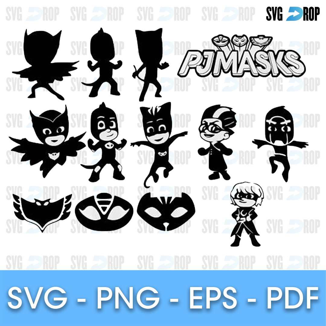 PJ Masks Bundle SVG | SVG DROP