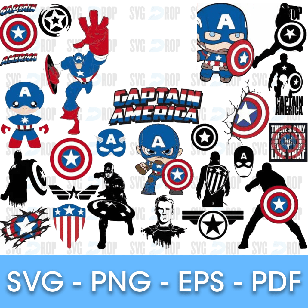 Captain America Bundle SVG | SVG DROP
