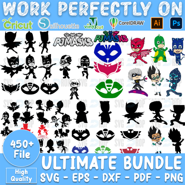 PJ Masks Bundle SVG | SVG DROP