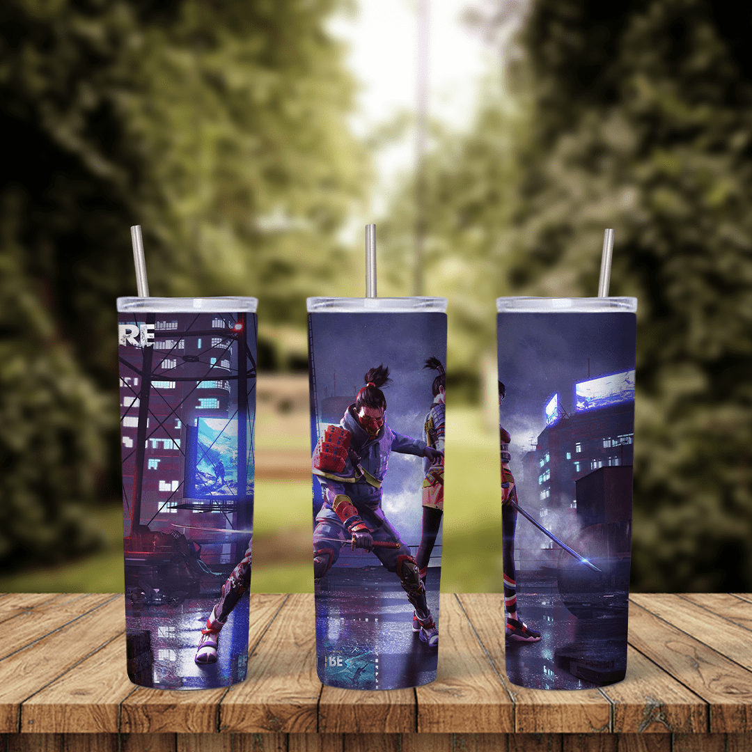 20 Oz Free Fire Tumbler Cup Design | SVG DROP