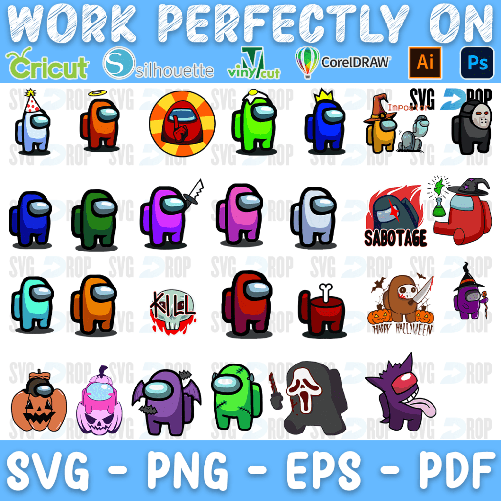 Among Us Font SVG | SVG DROP