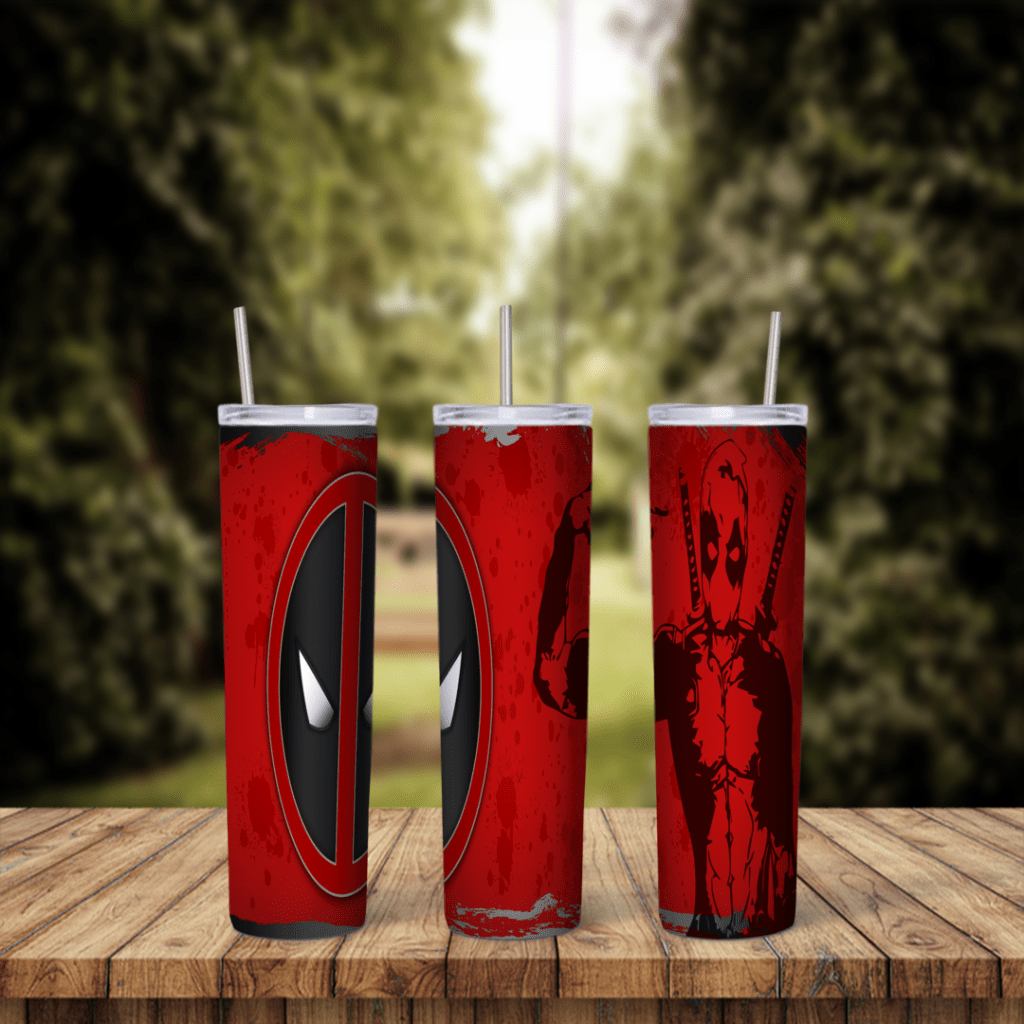 20 Oz Deadpool Tumbler Cup Design | SVG DROP
