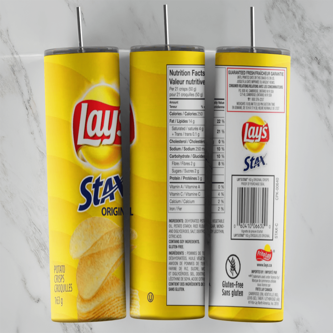 20 Oz Lays Tumbler Cup Design | SVG DROP