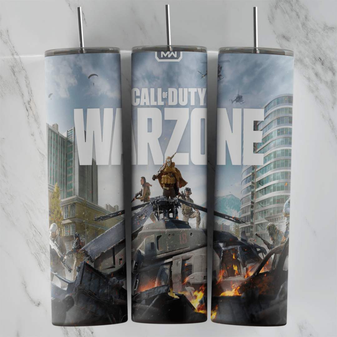 20 Oz Warzone Tumbler Cup Design | SVG DROP
