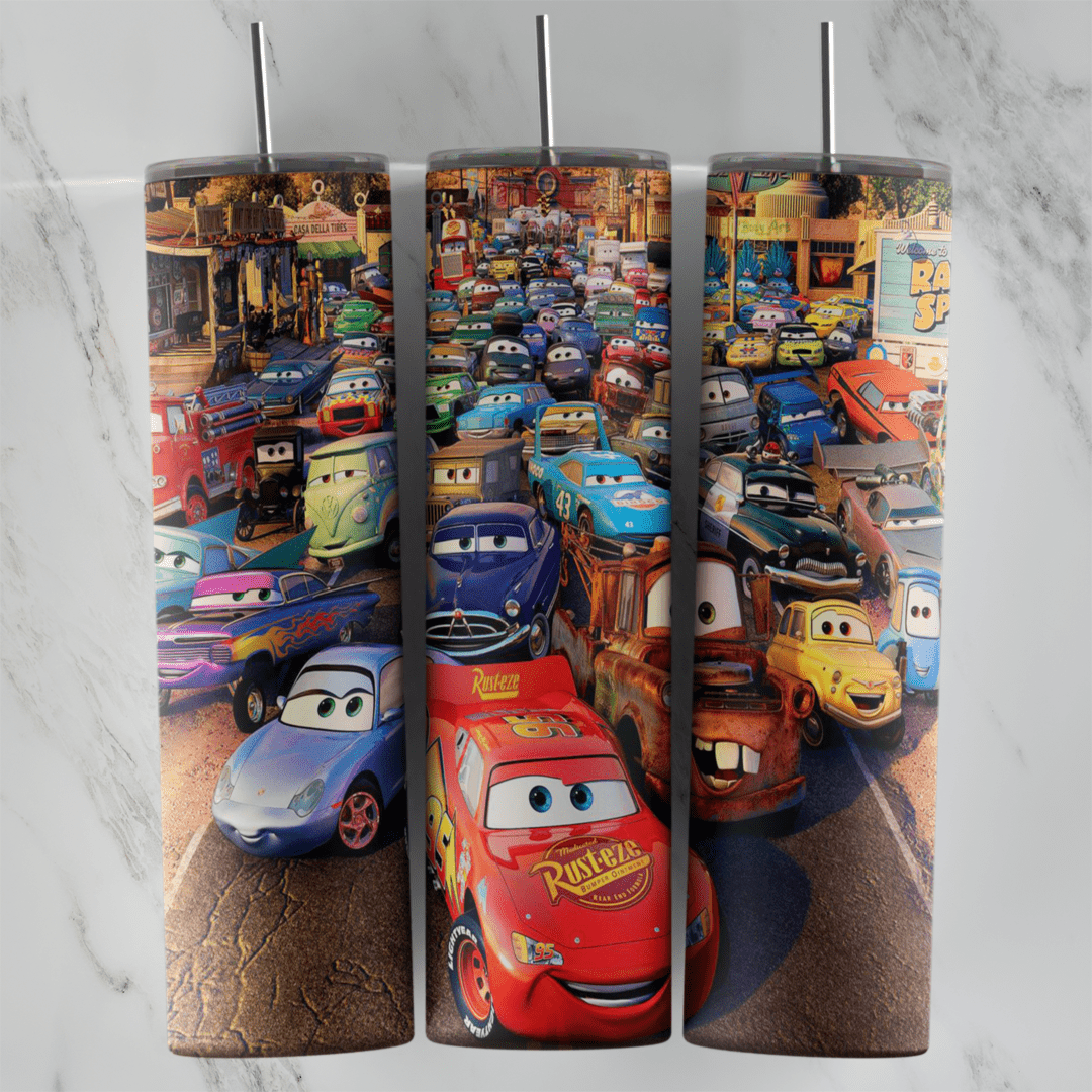 20 Oz Cars Tumbler Cup Design | SVG DROP