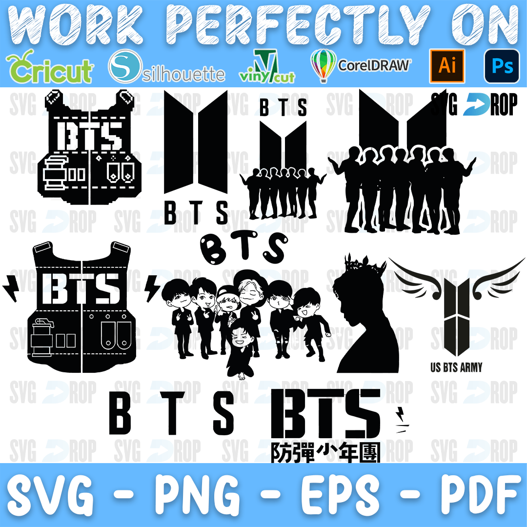 BTS Bundle SVG | SVG DROP