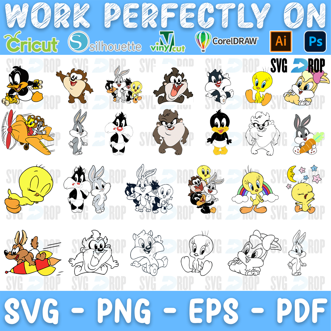 Looney Tunes Bundle SVG | SVG DROP