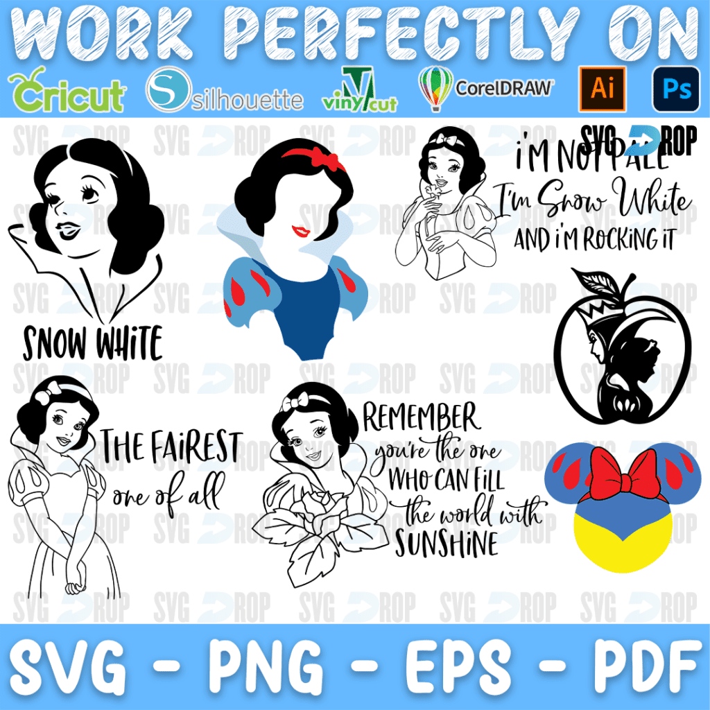 Snow White Bundle SVG | SVG DROP
