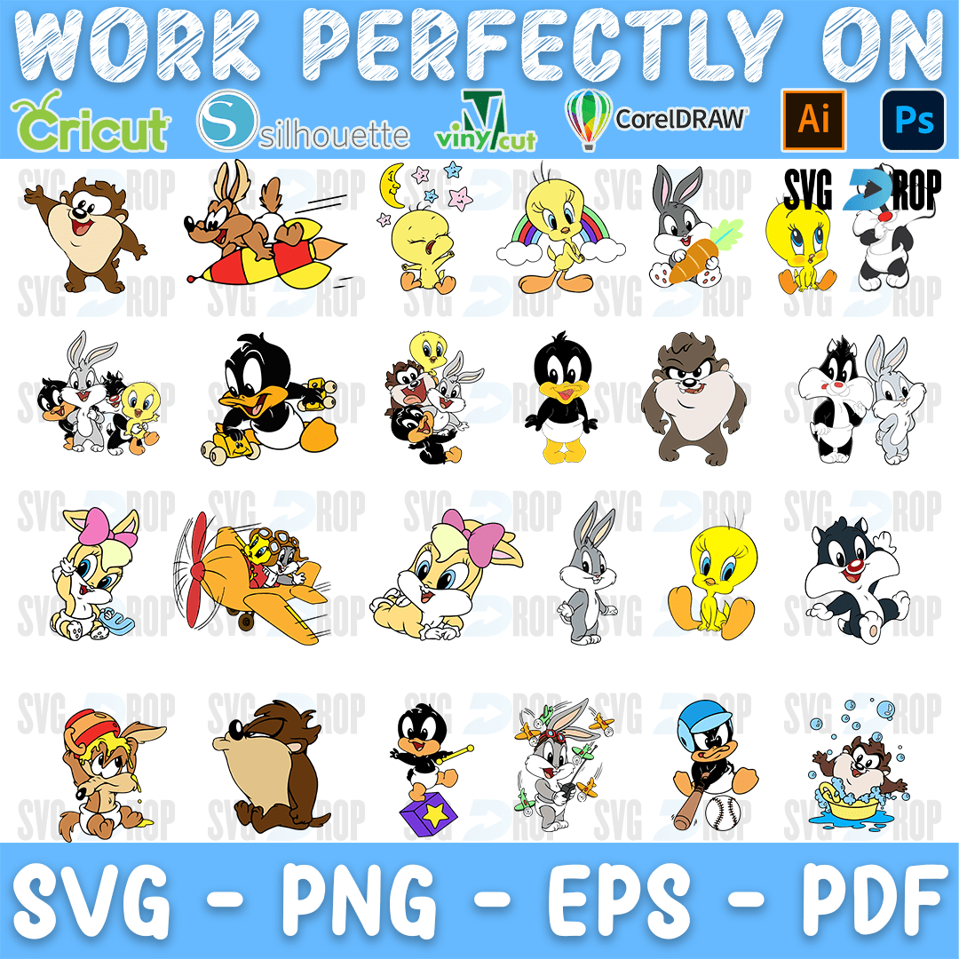Looney Tunes Bundle SVG | SVG DROP