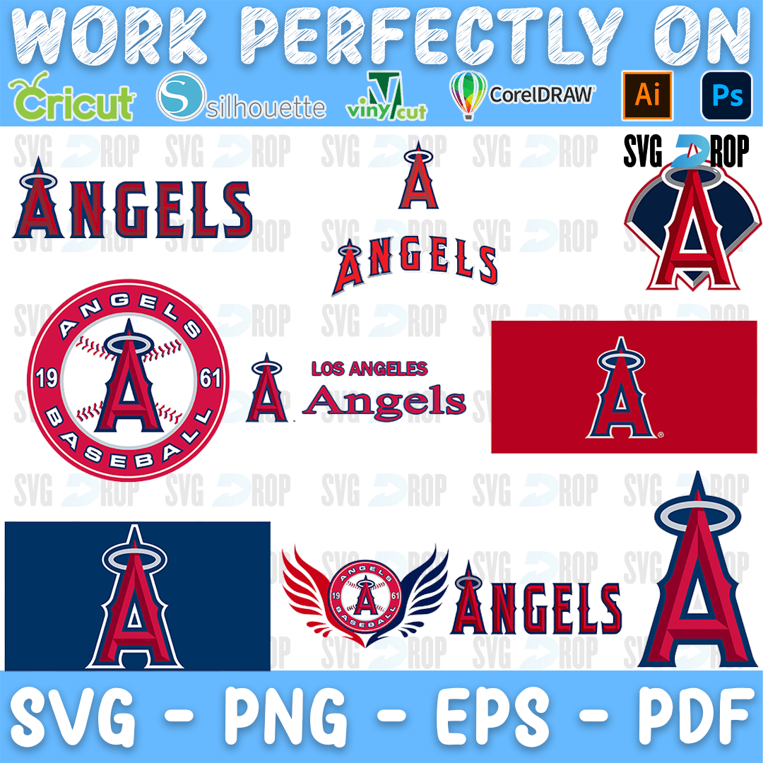 Los Angeles Angels Bundle SVG | SVG DROP
