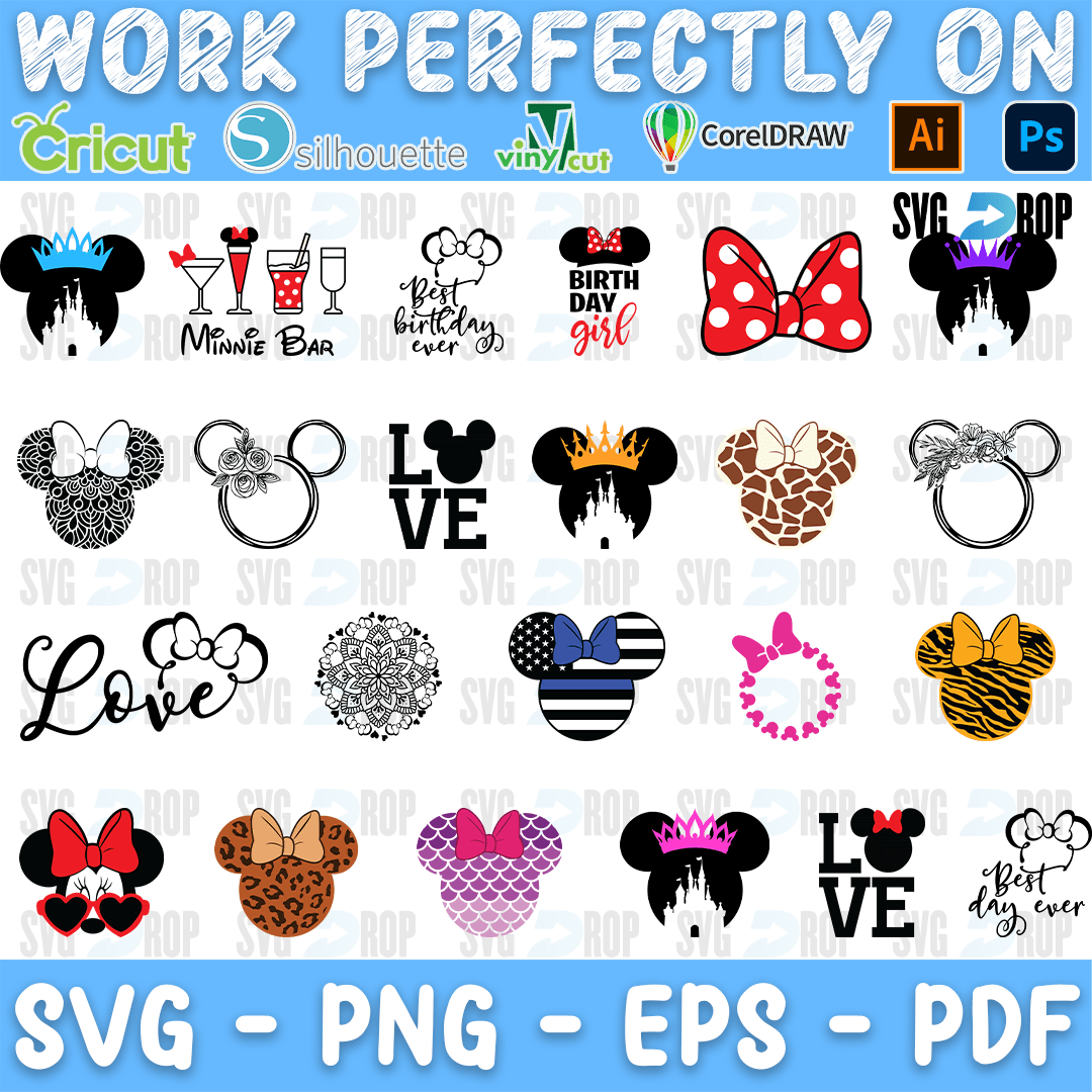 Minnie Princess Bundle SVG | SVG DROP