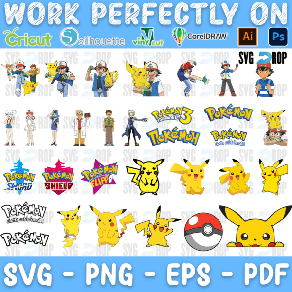 Pokemon Bundle SVG | SVG DROP