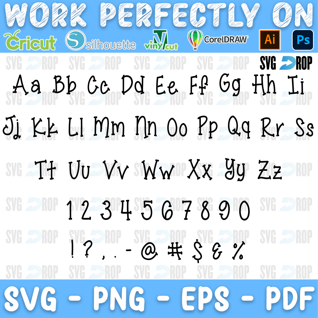 Jelly Bean Font SVG | SVG DROP