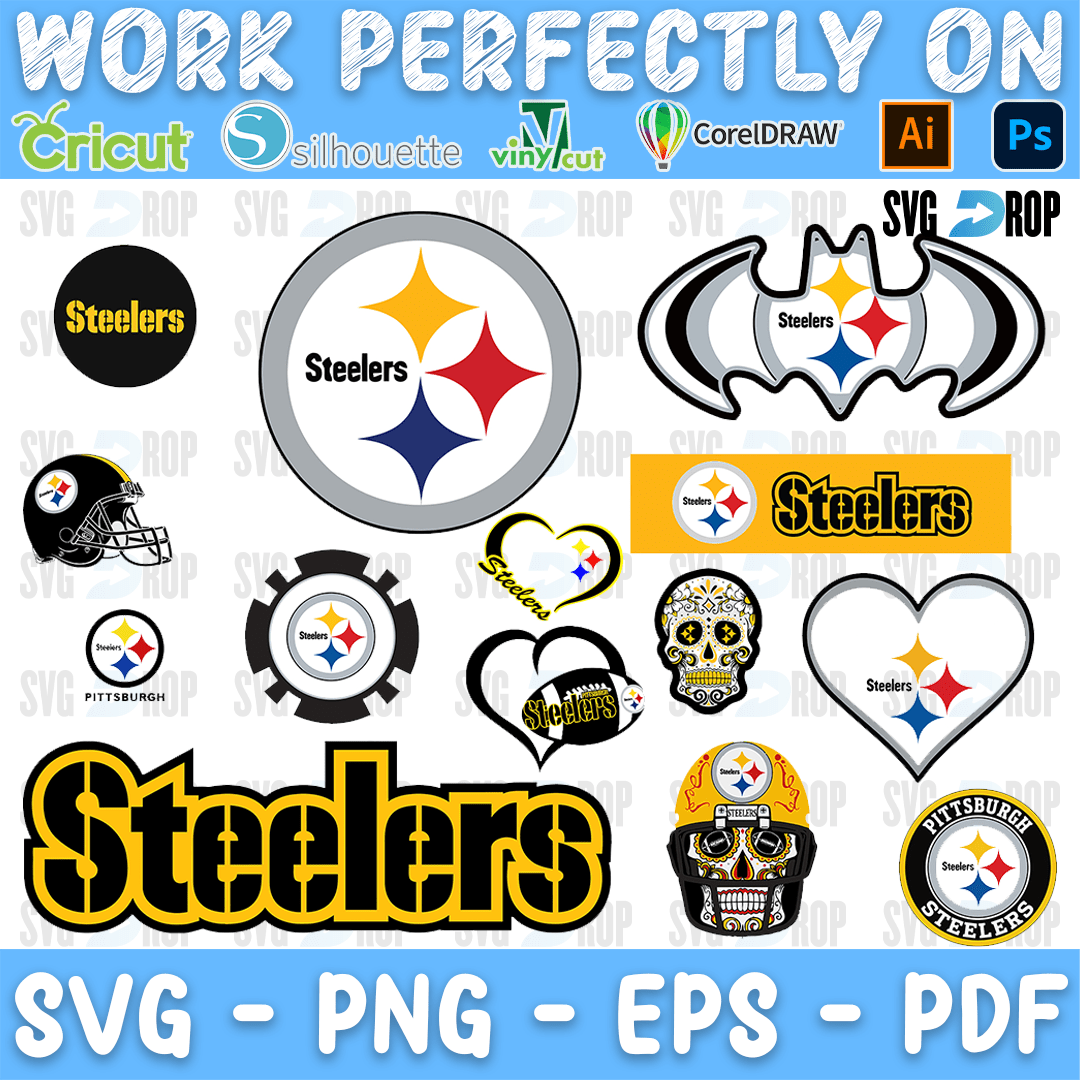 Pittsburgh Steelers Bundle SVG | SVG DROP