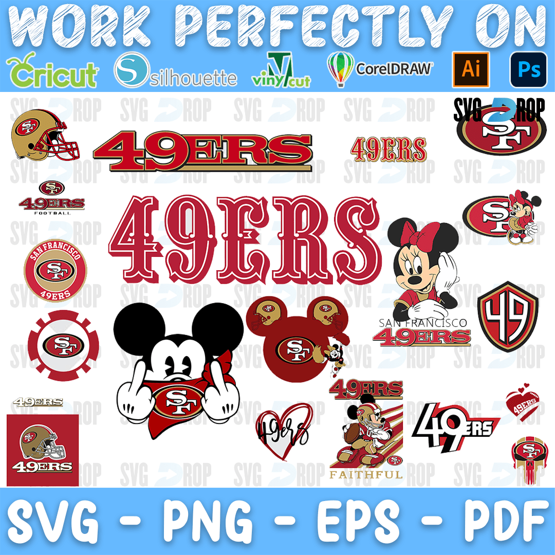 San Francisco 49ers Bundle SVG | SVG DROP