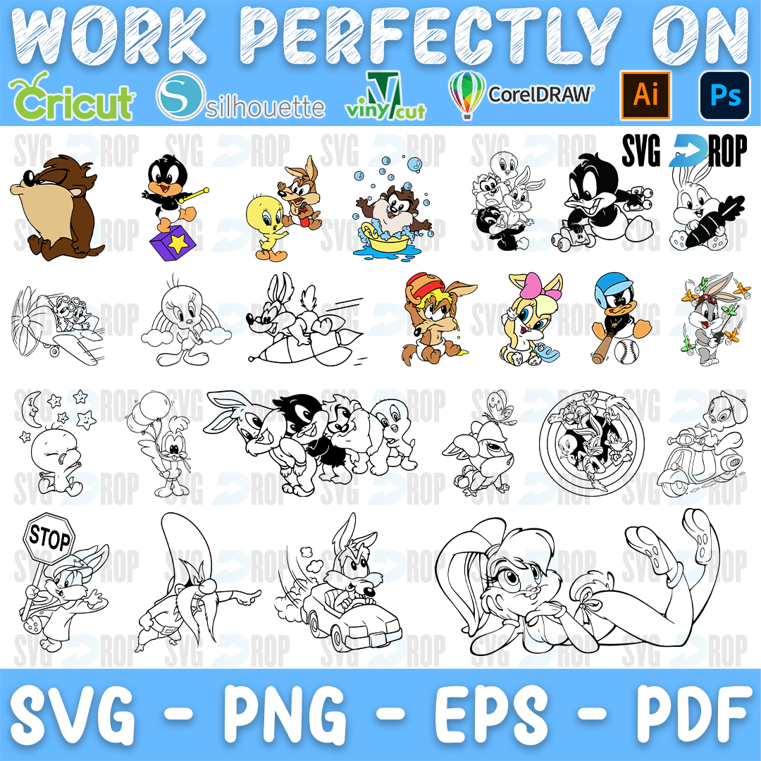 Looney Tunes Bundle SVG | SVG DROP