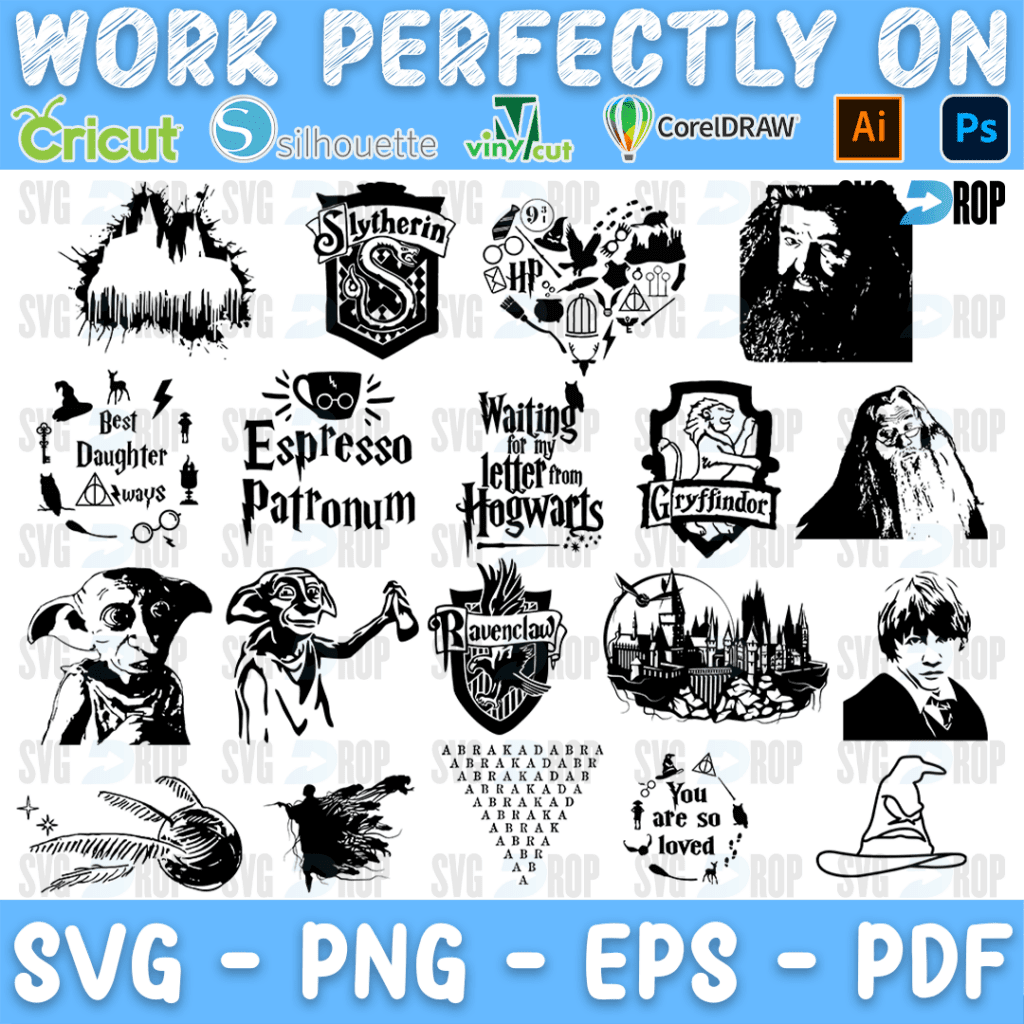Harry Potter Bundle SVG | SVG DROP