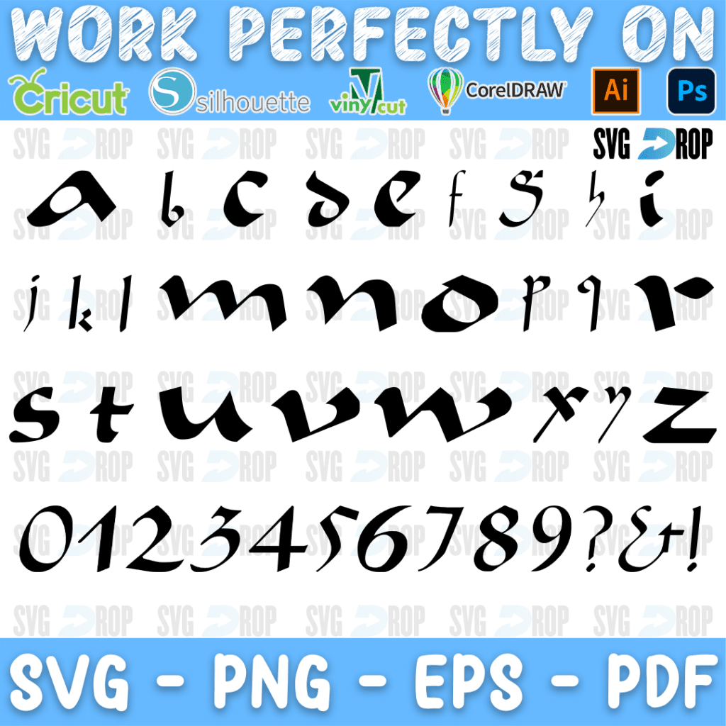 Aladdin Font SVG | SVG DROP
