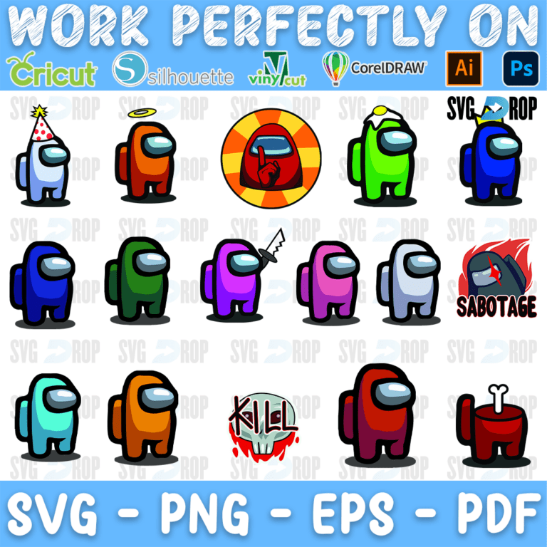 Among Us Bundle SVG | SVG DROP