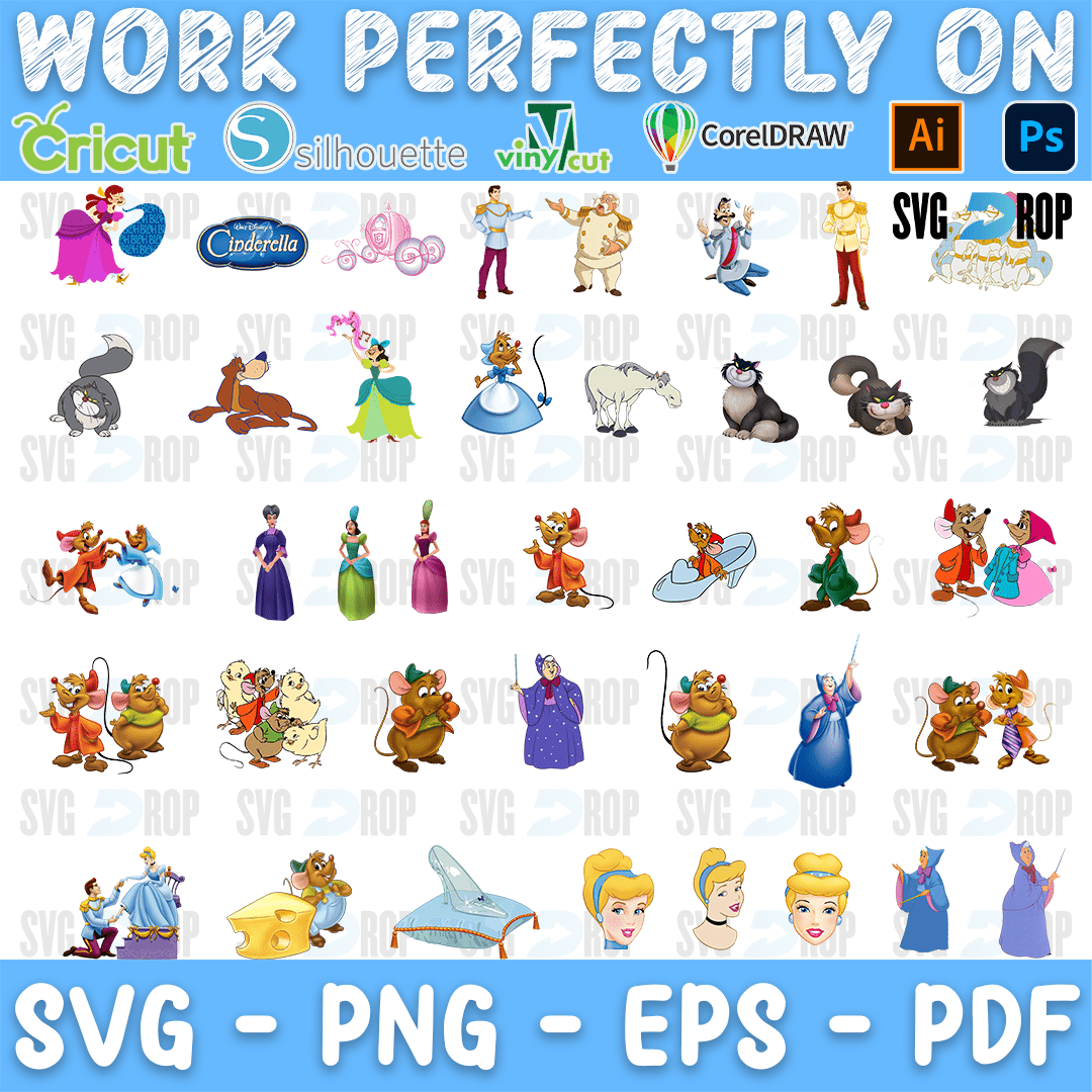 Cinderella Bundle SVG | SVG DROP