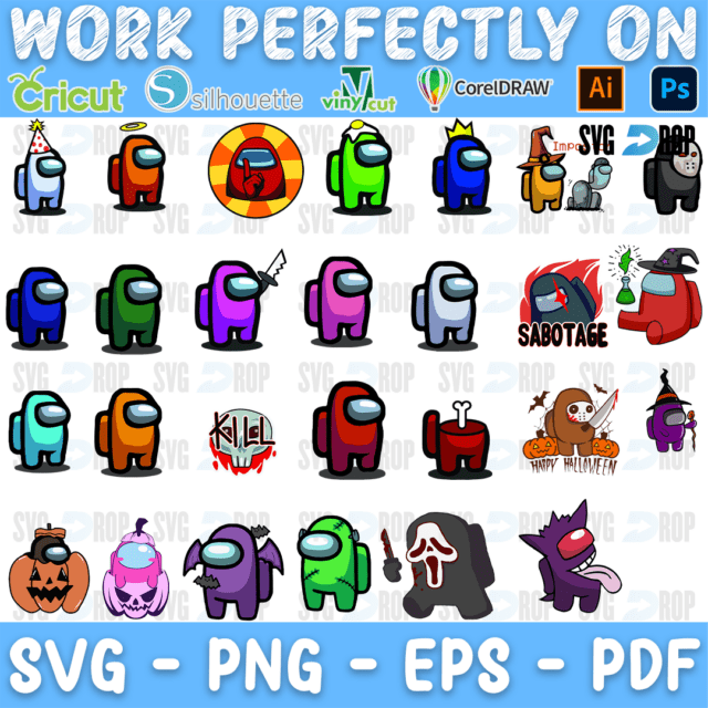 Among Us Bundle SVG | SVG DROP