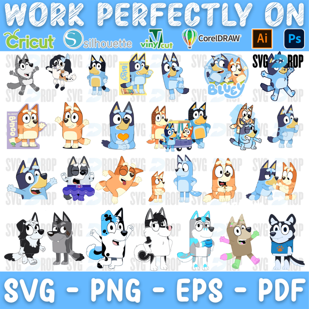 Bluey Bundle SVG | SVG DROP