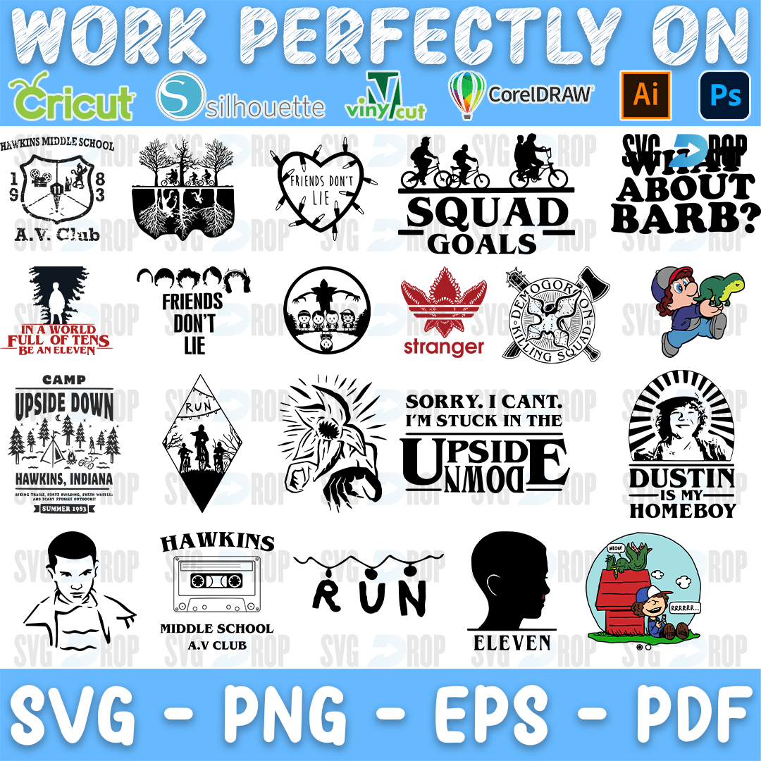 Stranger Things Bundle SVG | SVG DROP