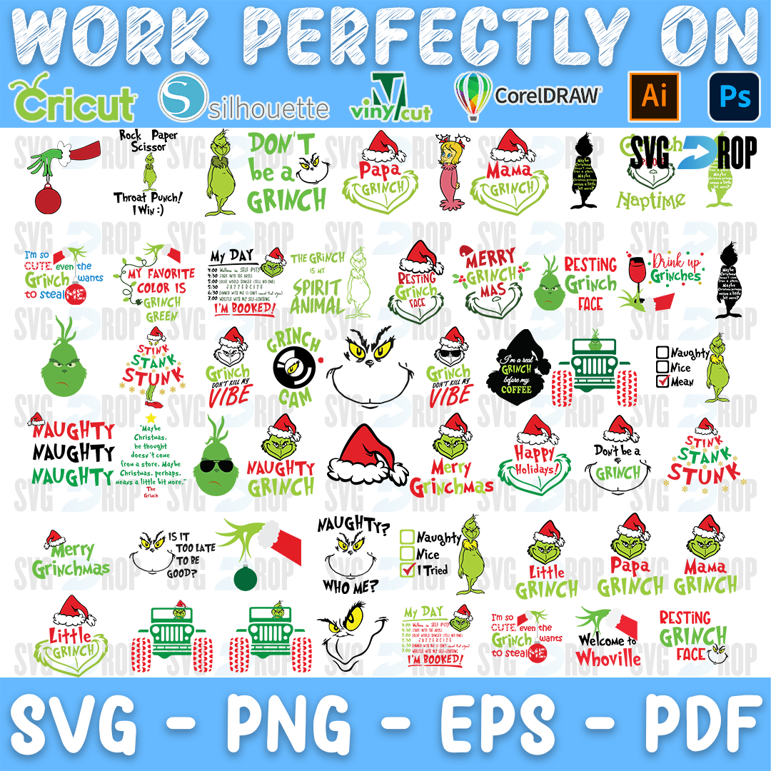 Grinch Bundle SVG | SVG DROP