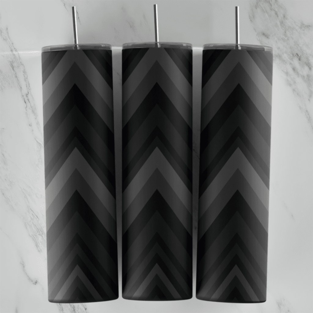 20 Oz Black Geometry Tumbler Cup Design | SVG DROP