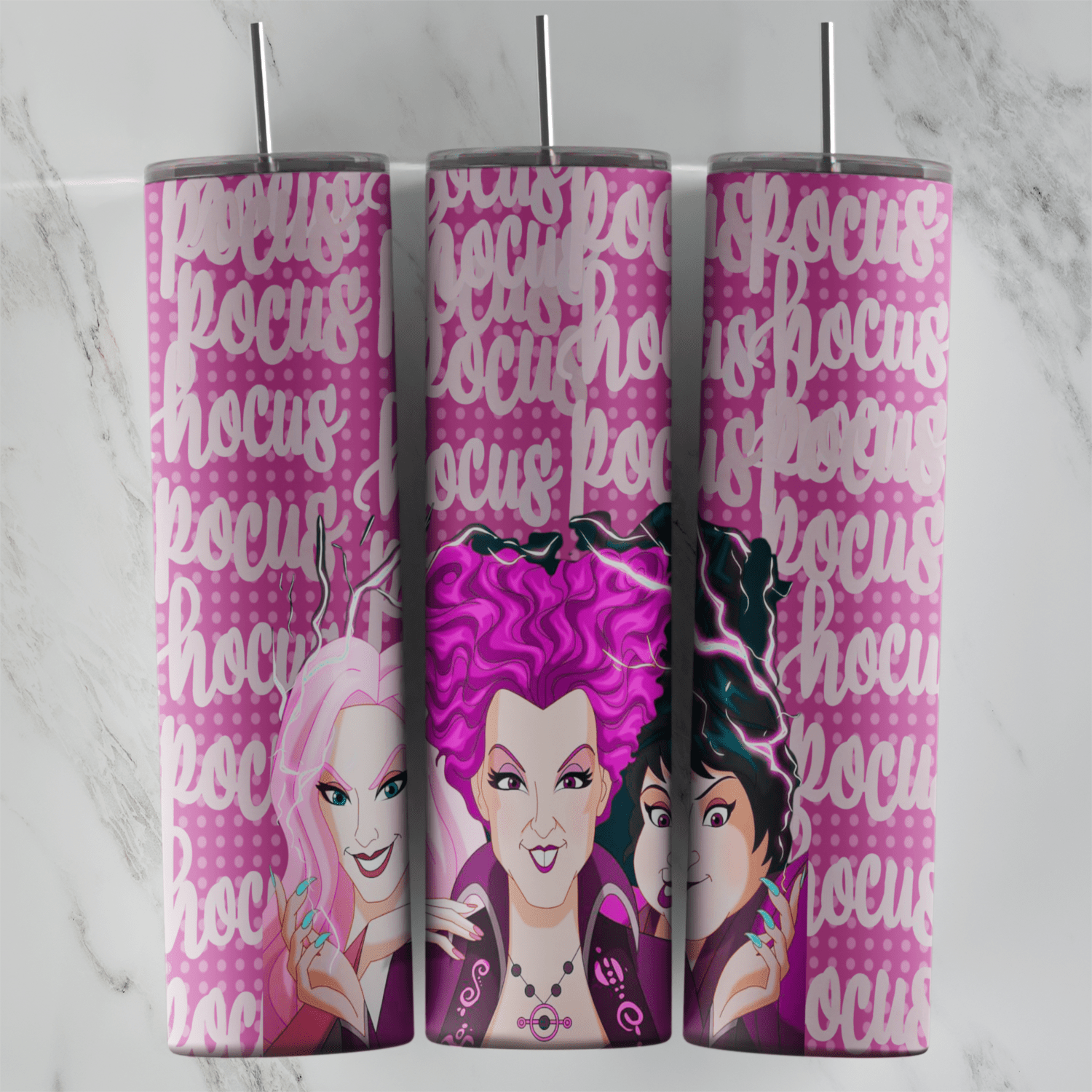20 Oz Hocus Pocus Tumbler Cup Design | SVG DROP
