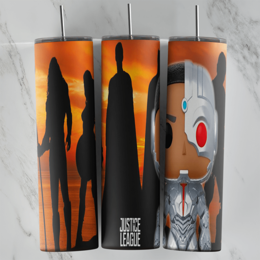 20 Oz Justice League Tumbler Cup Design | SVG DROP
