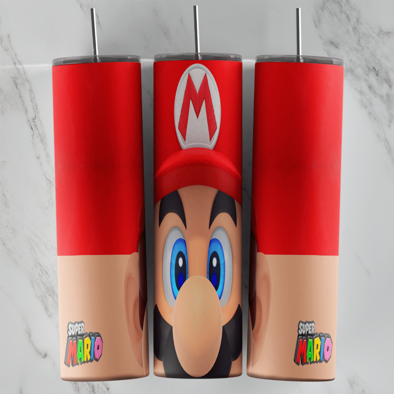 20 Oz Super Mario Tumbler Cup Design | SVG DROP